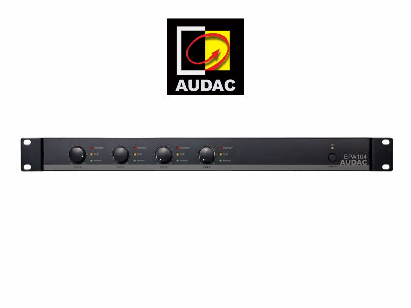 AUDAC EPA104 4 x 100W AMPLİFİKATÖR | İDEA ELEKTRONİK