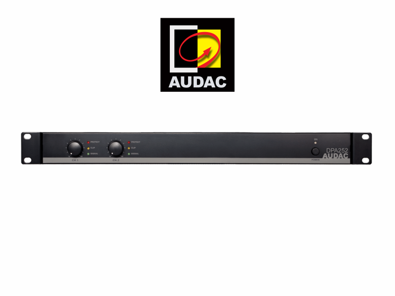 AUDAC DPA252 2 x 250W AMPLİFİKATÖR | İDEA ELEKTRONİK