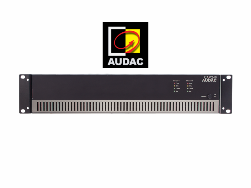 AUDAC CAP248 2 X 480W 100V AMPLİFİKATÖR AUDAC PERPA SES SİSTEMİ
